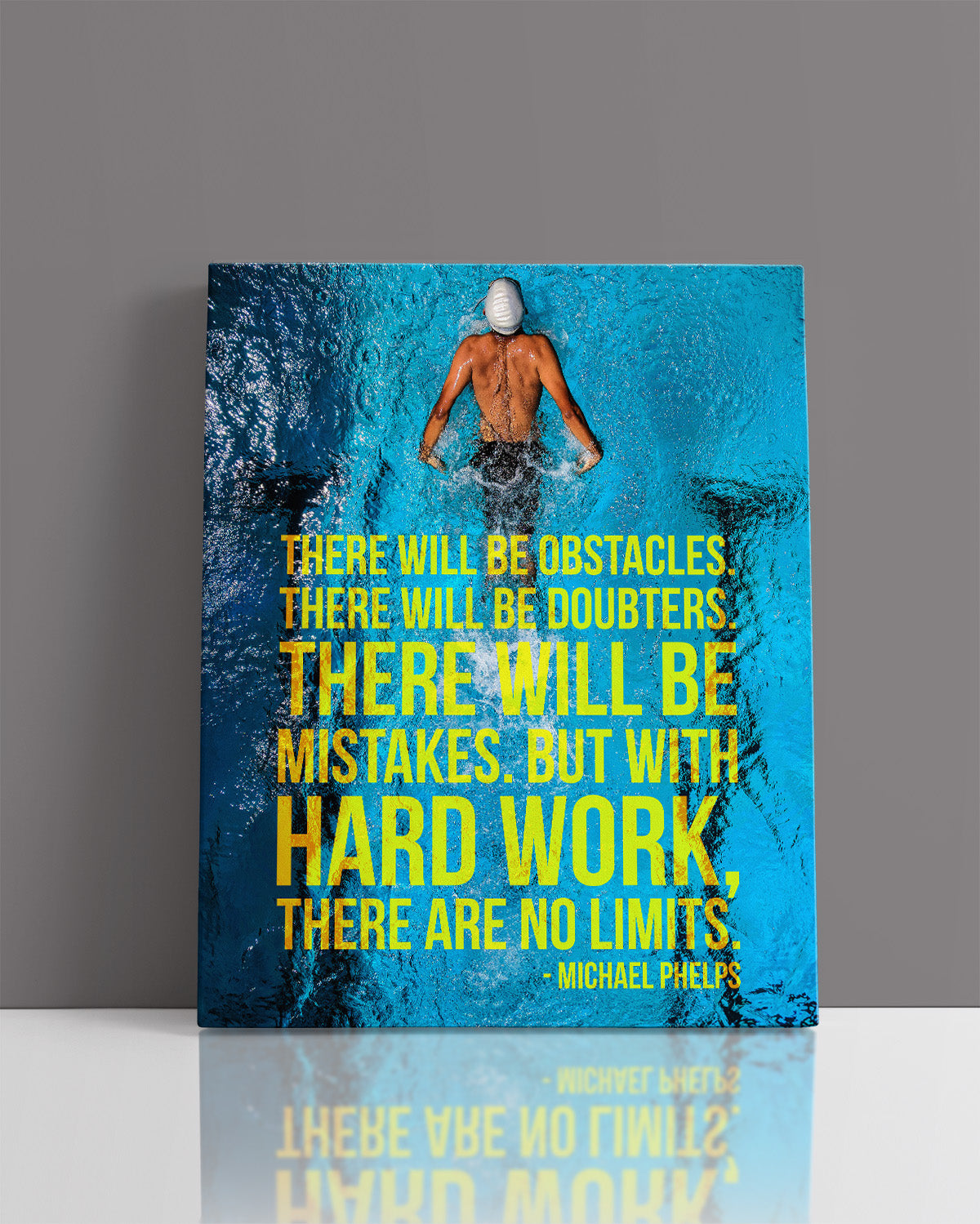Michael Phelps inspirational wall decor - Motivational wall art for sw ...